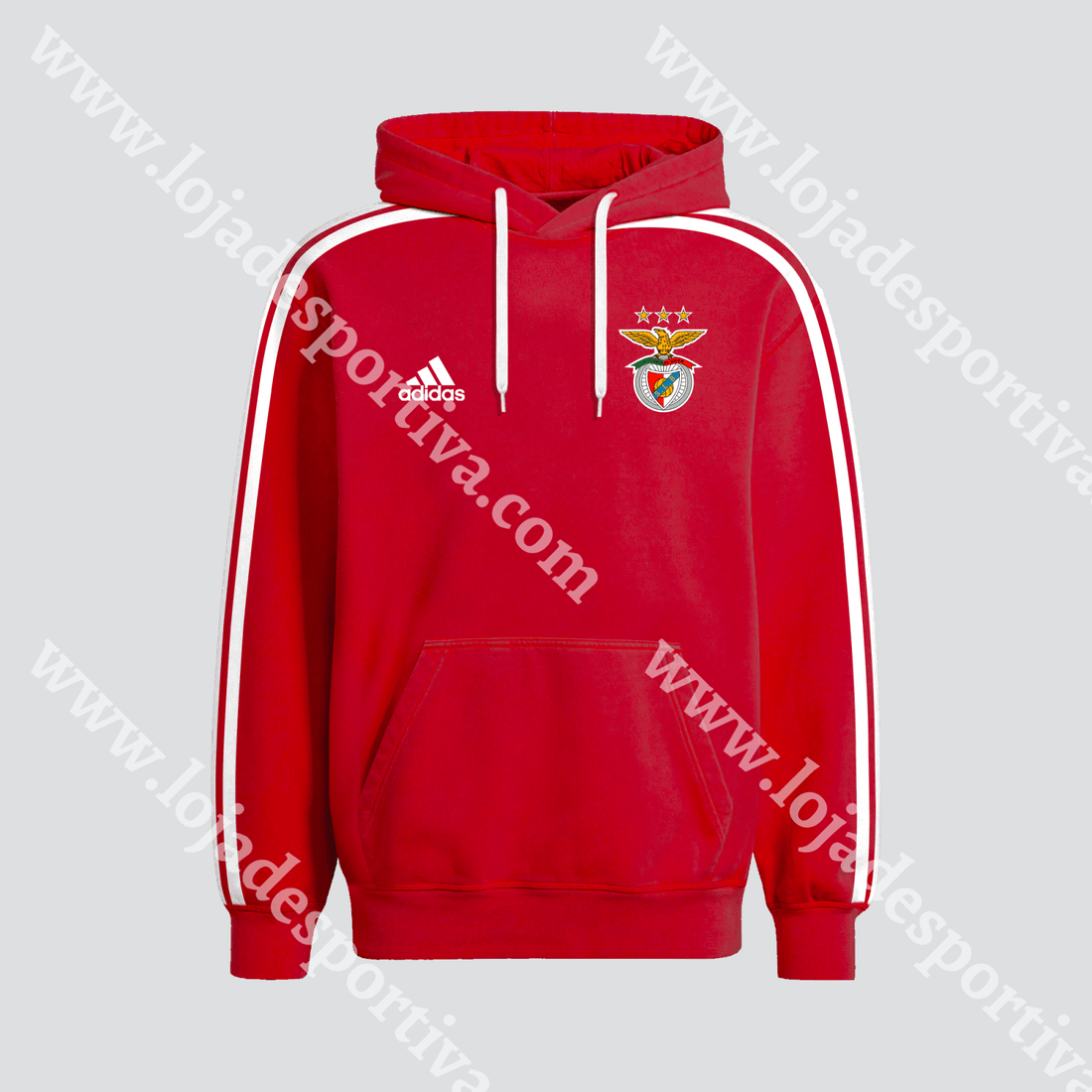 FATO TREINO SL BENFICA HOODIE VERMELHA 25/26 – Loja Desportiva